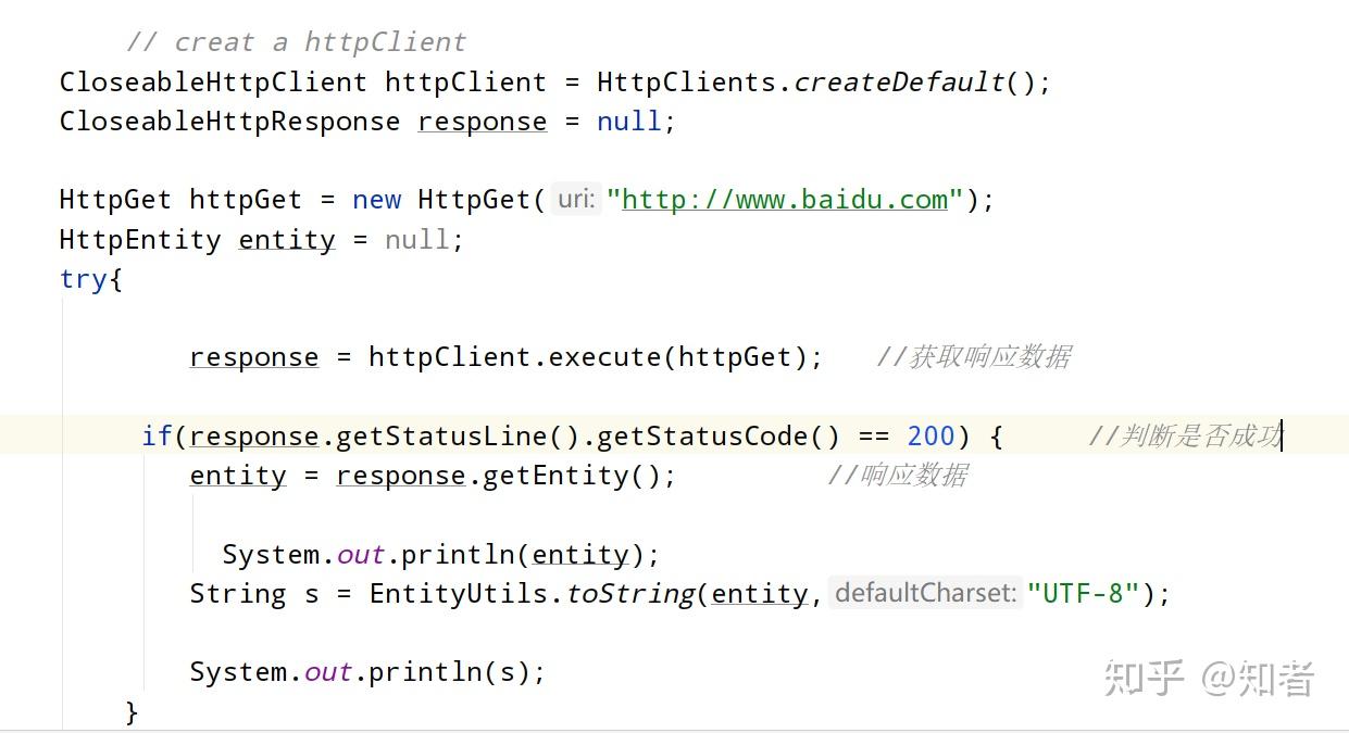 使用httpclient发送get请求并解析 - 知乎