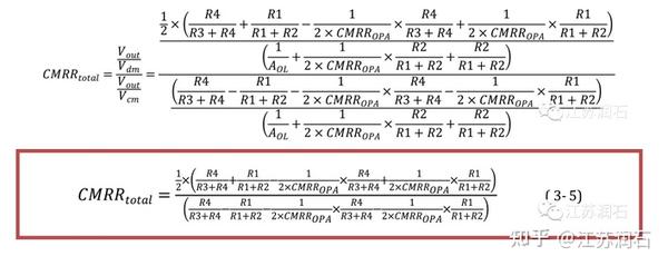 理解运放电路的共模抑制比CMRR - 知乎
