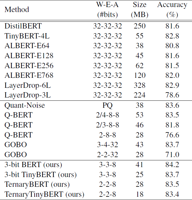 让BERT瘦下来 | MindSpore量化训练极低比特语言模型：TernaryBERT - 知乎