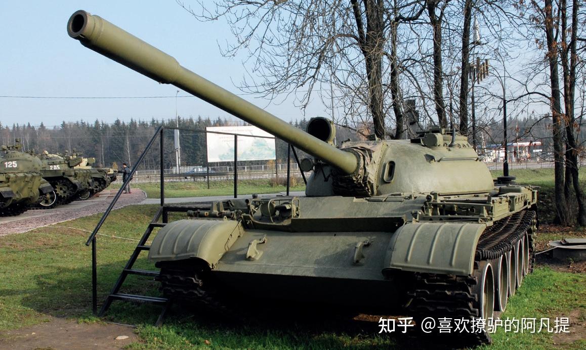 编号14：T-55主战坦克（第四部分）：T-55 M1958、T-55A M1961、T-55K、T-55AK、T-55 ALMAZ - 知乎