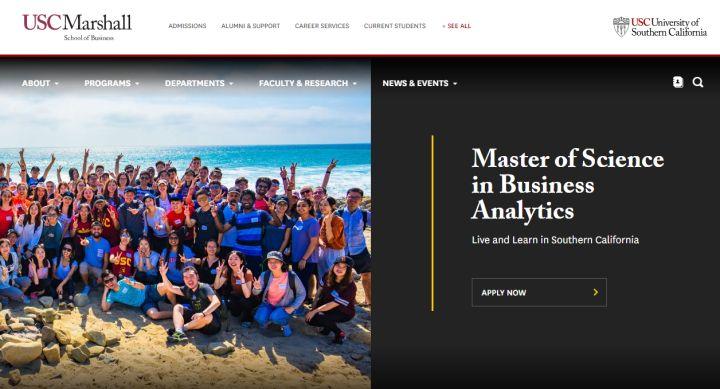 美国商学院项目之南加大商学院（USC Marshall School of Business）--Master of Science in Business Analytics - 知乎