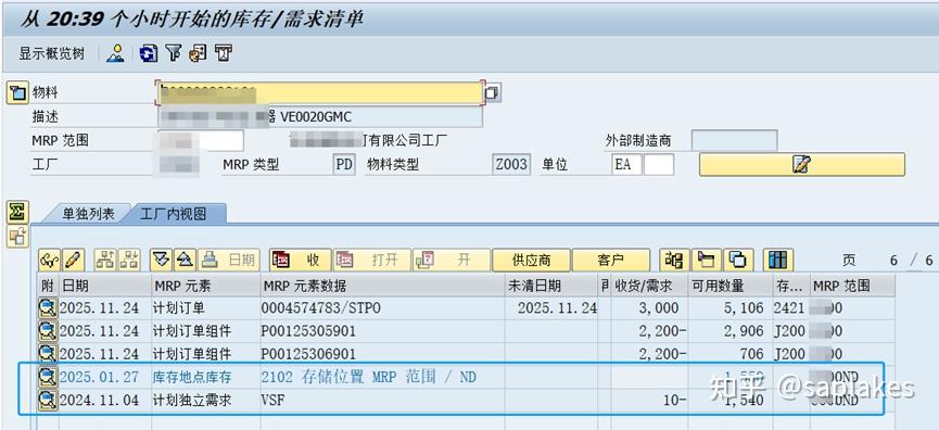 为何SAP S4系统中要设置MRP区域？MD04中可否同时显示工厂级、库存地点级的数据？ - 知乎