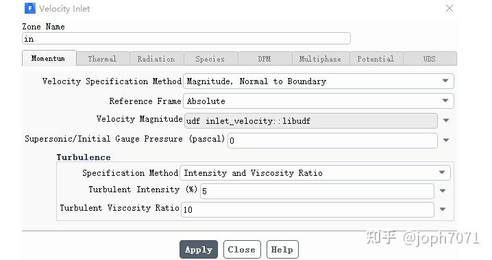 使用UDF处理随时间变化的入口速度 - 知乎