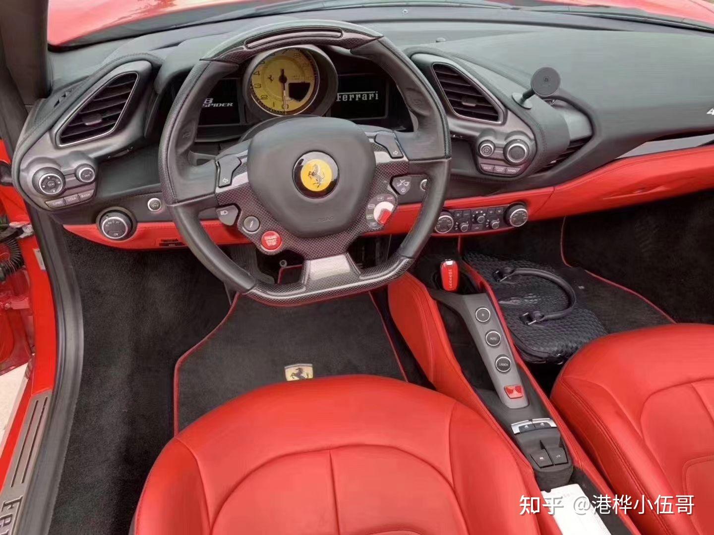 2018款法拉利488 Spider敞篷版，底盘升降 /倒车影像/LED方向盘/陶瓷刹车 - 知乎