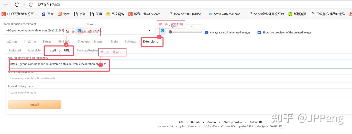 SD WebUI:Stable Diffusion WebUI源码安装、汉化及使用 - 知乎