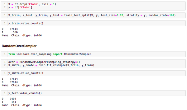 使用Imblearn对不平衡数据进行随机重采样 - 知乎