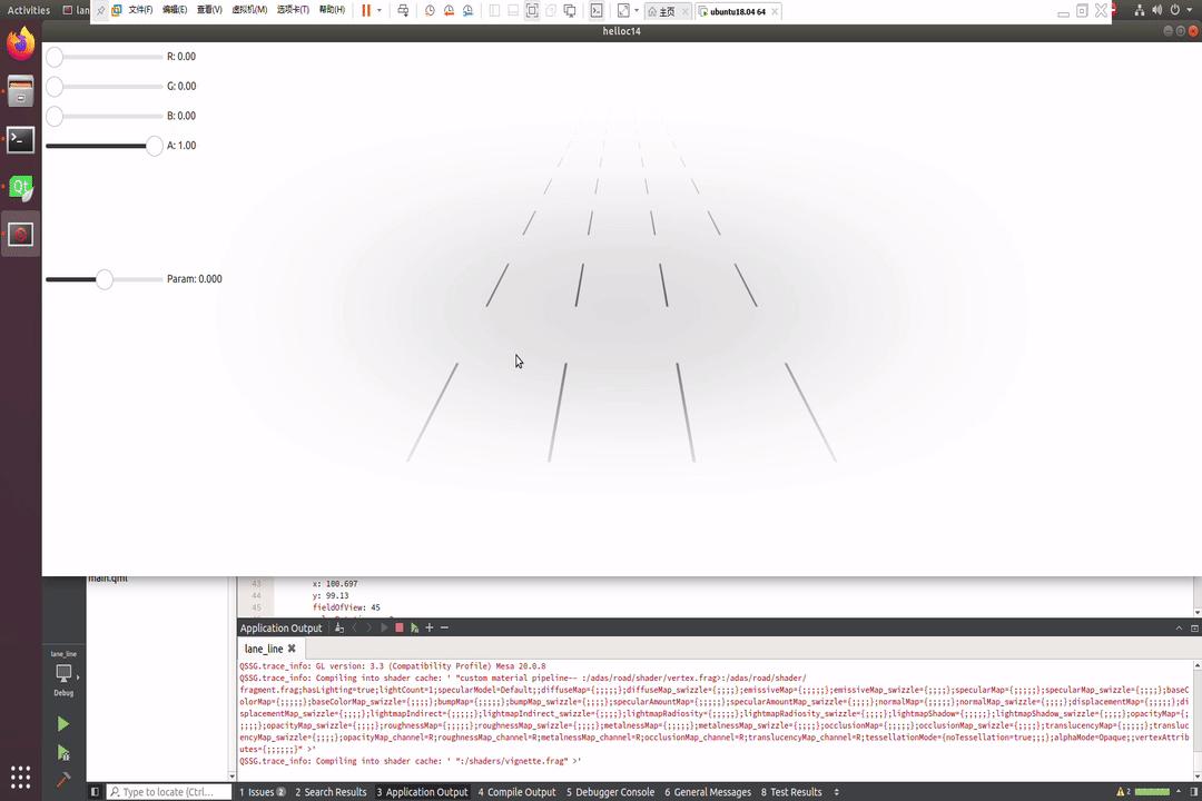Qt Quick 3D - 实现车道线 - 3(shader控制远近端虚化效果) - 知乎