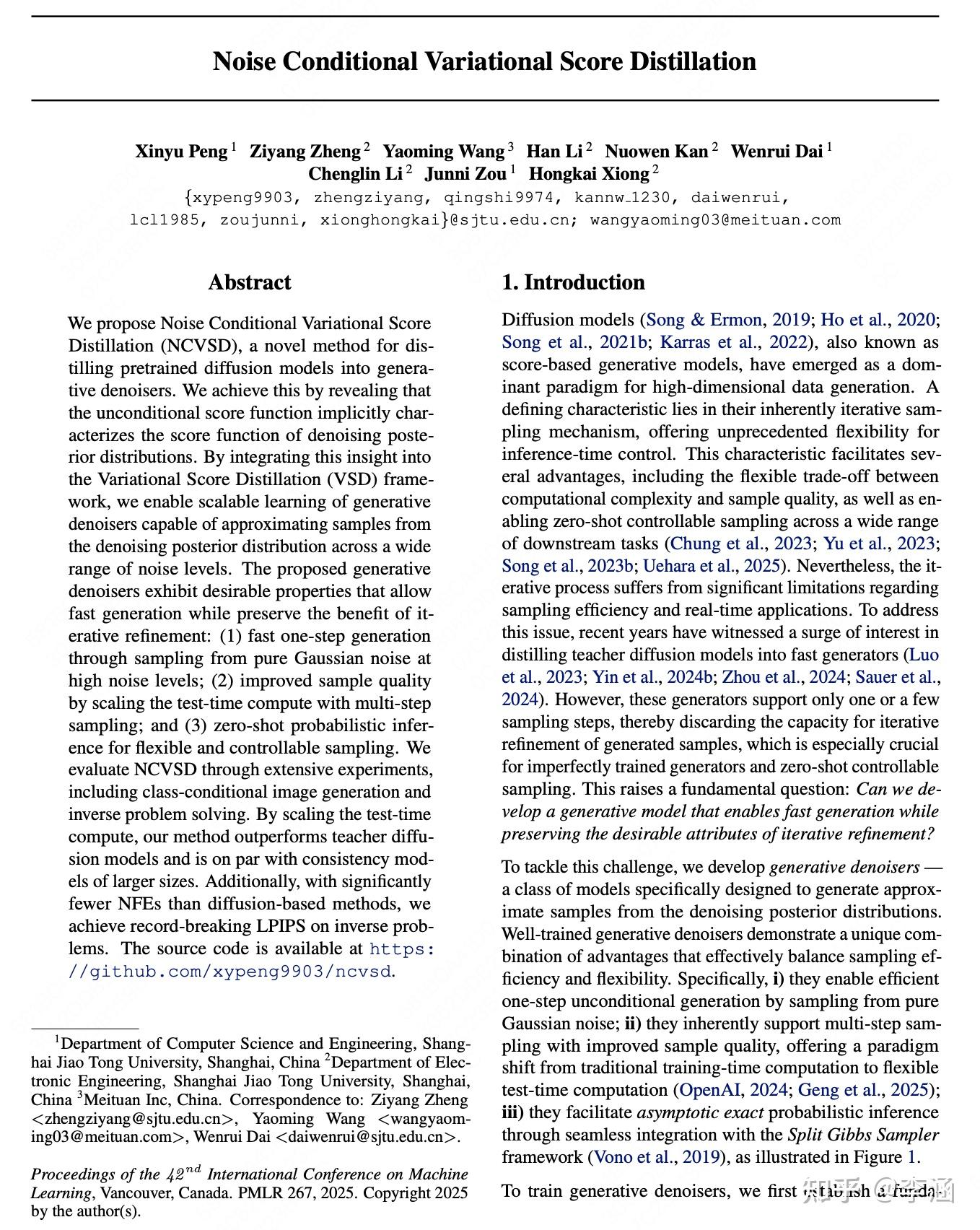 ICML25扩散单步蒸馏能否保留多步优化能力？ - 知乎
