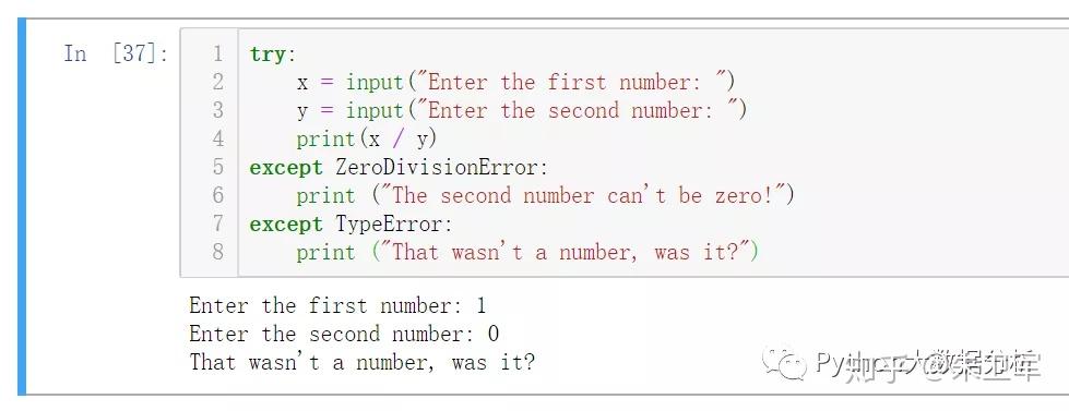 一文搞懂Python错误和异常 - 知乎