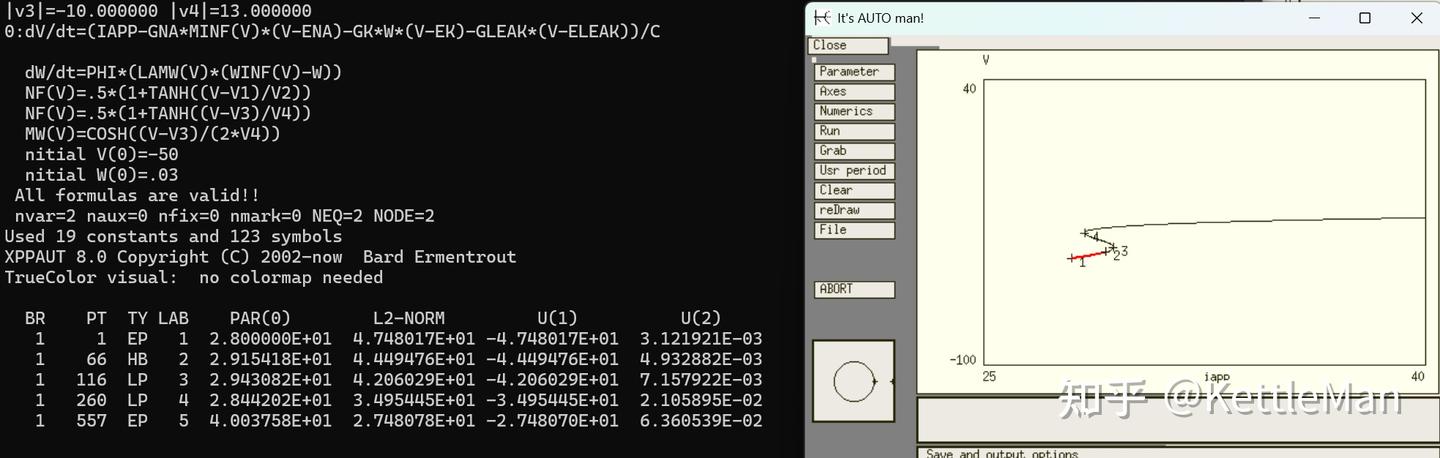 XPPAUT分岔计算 - 知乎
