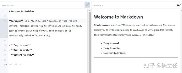 Markdown 简介 - 知乎
