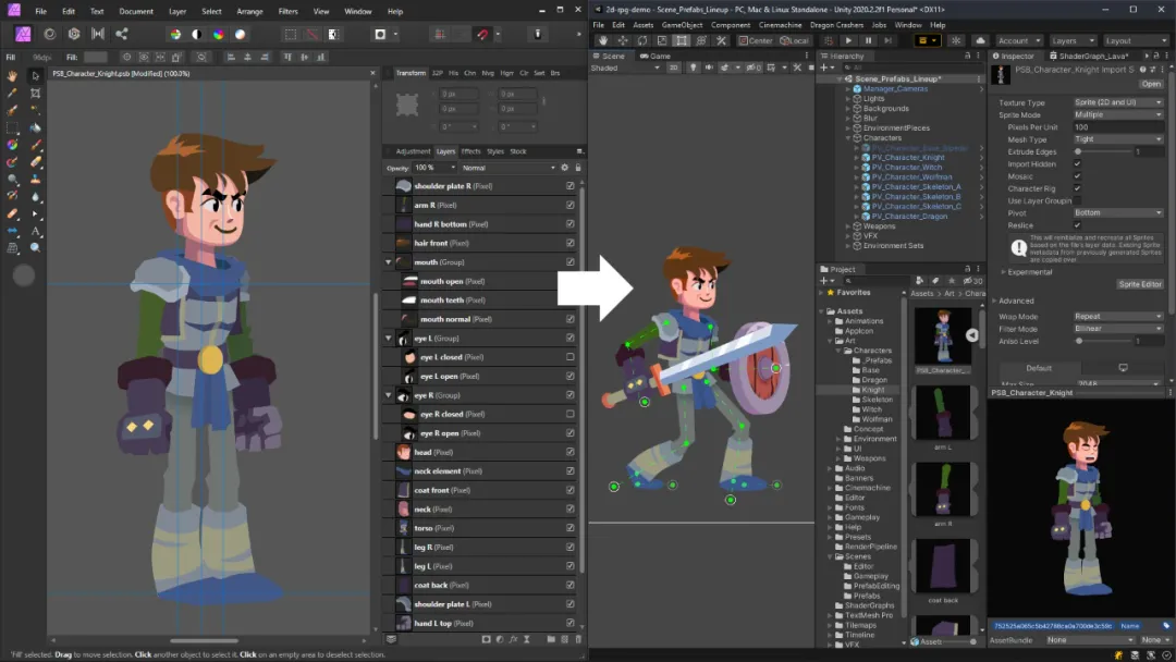 Unity引擎官方示例项目《Dragon Crashers》开放下载，创作者自述搭建2D艺术作品 - 知乎