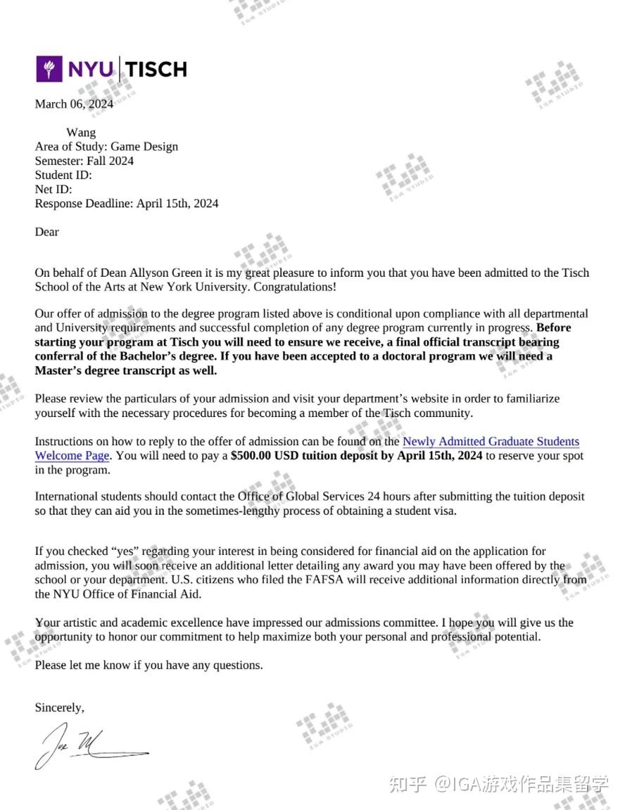 IGA OFFER｜将疗愈艺术与游戏结合，NYU等一众名校纷纷为我的作品集点赞 - 知乎
