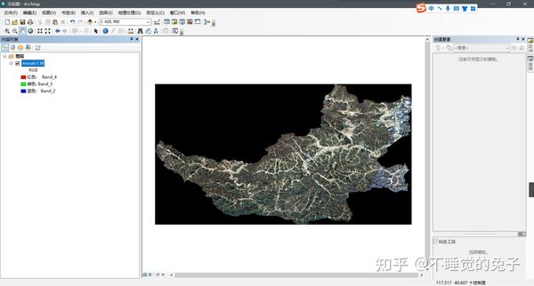ArcGIS打开多波段tif影像是灰色 - 知乎