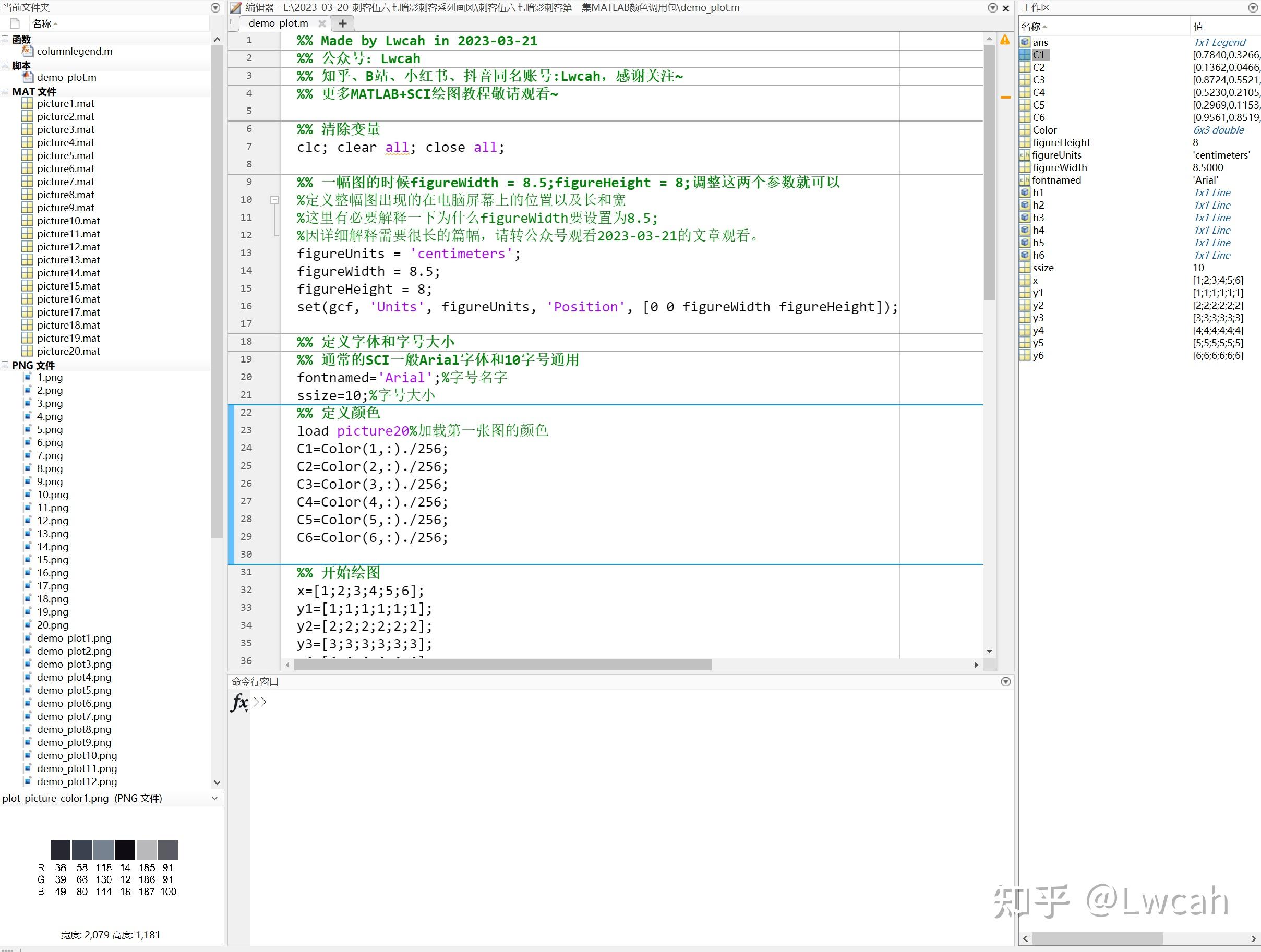 MATLAB | SCI绘图配色第一期 | 点线图 | 刺客伍六七 - 知乎