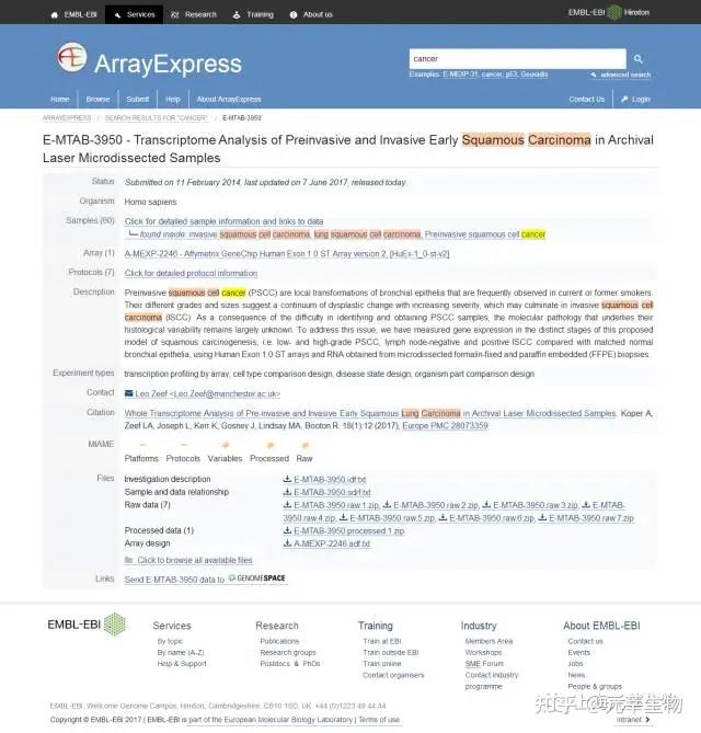 癌症基因表达数据库（二） - 知乎