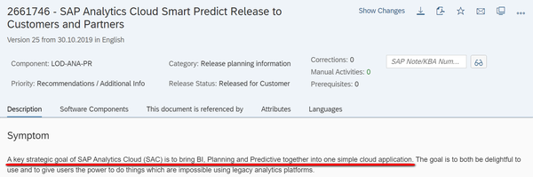SAP Analytics Cloud关于Smart Predict功能的说明 - 知乎