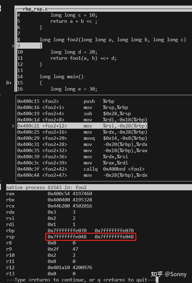 x86_64架构中rbp/rsp配合实现函数调用 - 知乎
