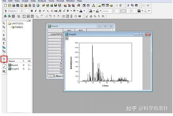 如何使用Origin制作XRD图 - 知乎
