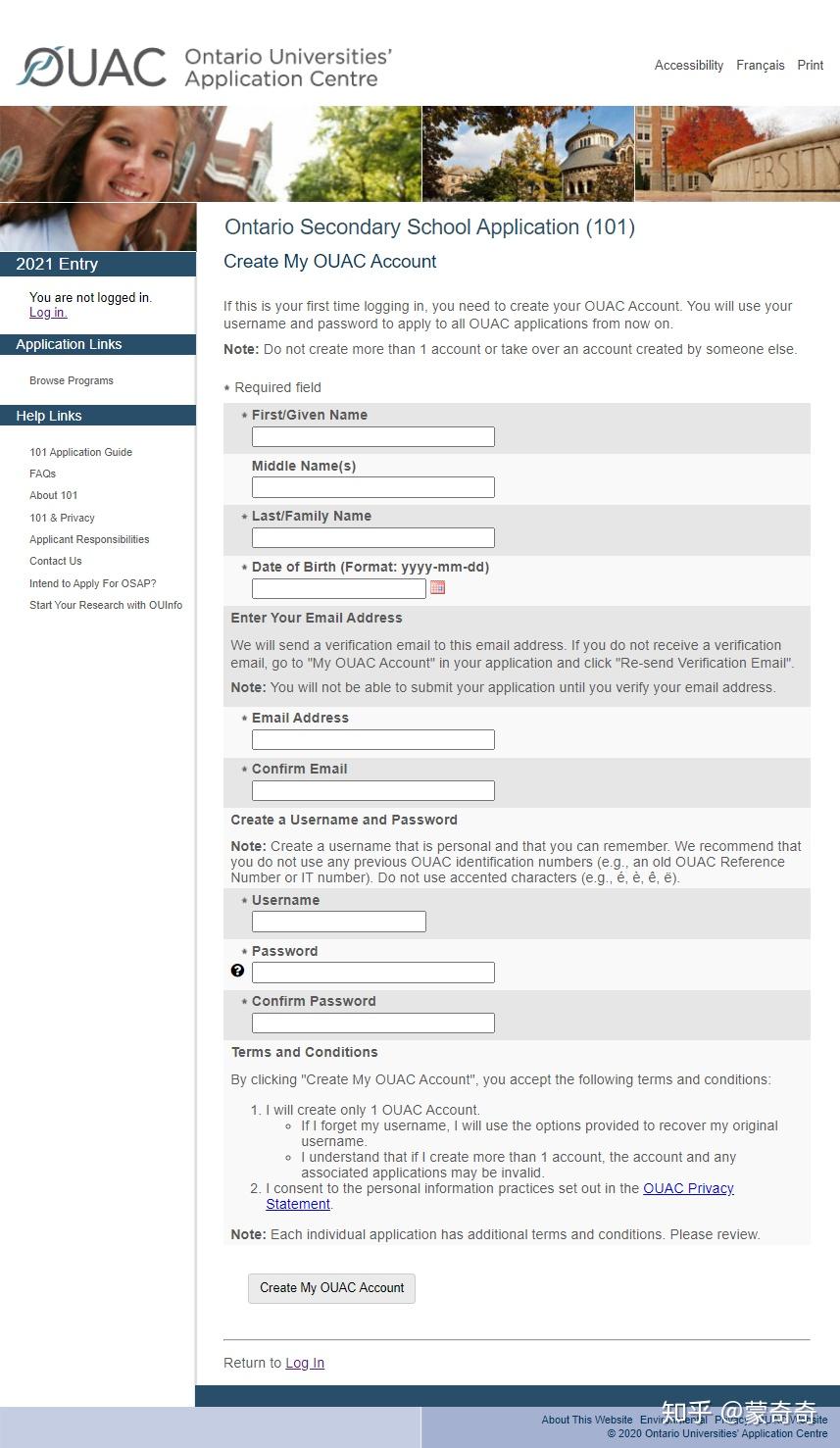 加拿大留学~安大略省大学网申-OUAC系统指南 - 知乎