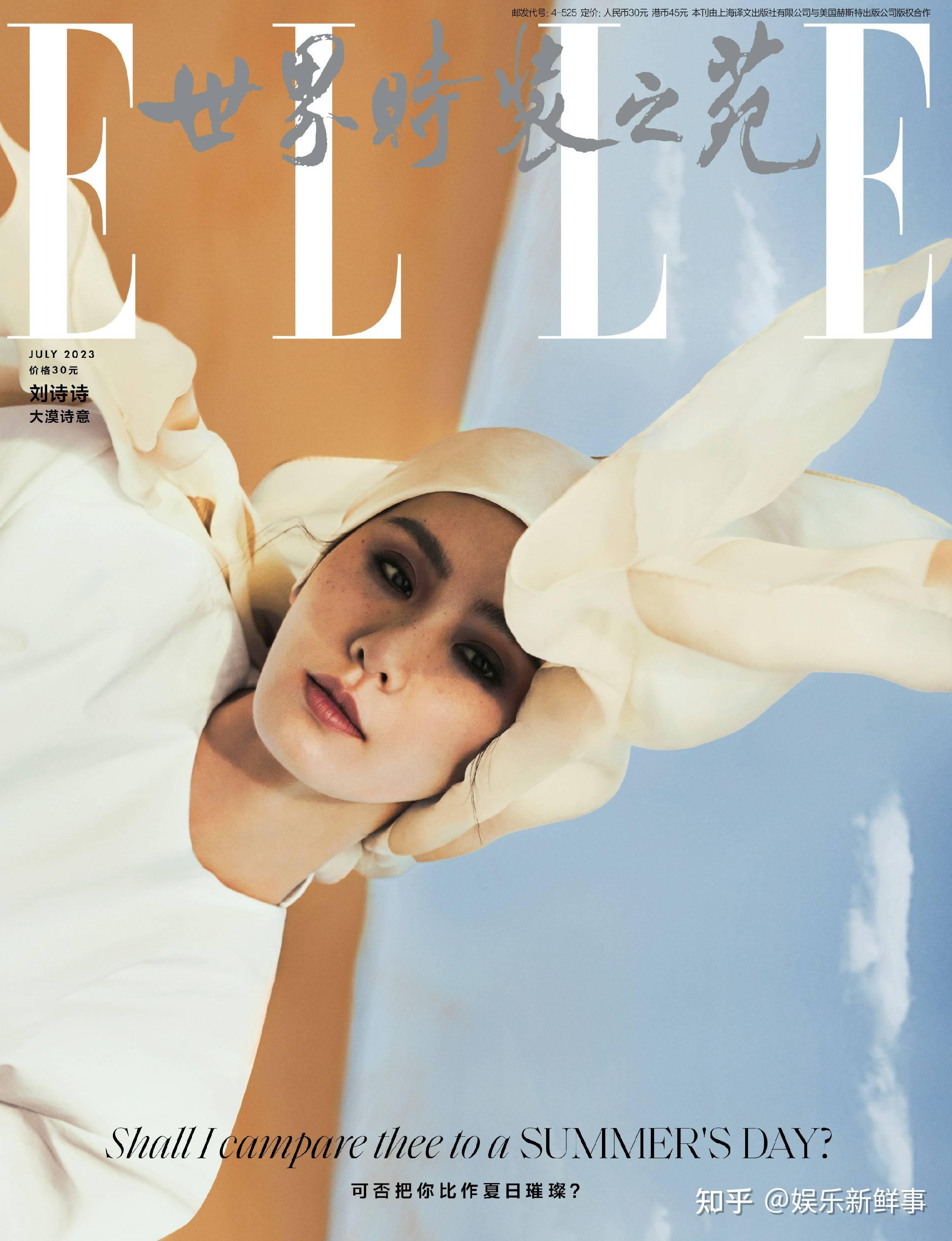 刘诗诗《ELLE》七月刊封面好公路！近五年原声率百分百引人期待！ - 知乎