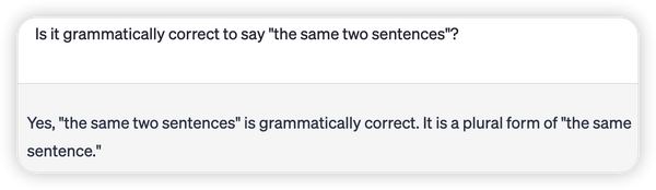 语法 |「The same one sentence」语法正确吗？ - 知乎