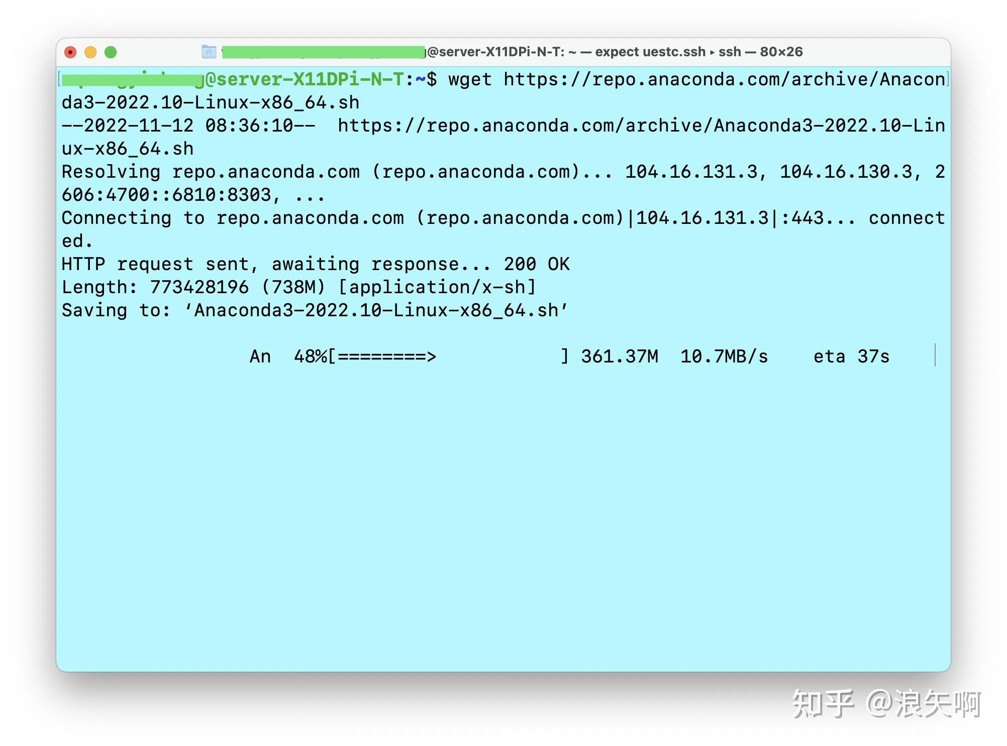 实用教程 Linux公有服务器配置私人python环境anaconda的安装和使用 知乎 4470