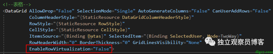 WPF DataGrid 如何将被选中行带到视野中 - 知乎