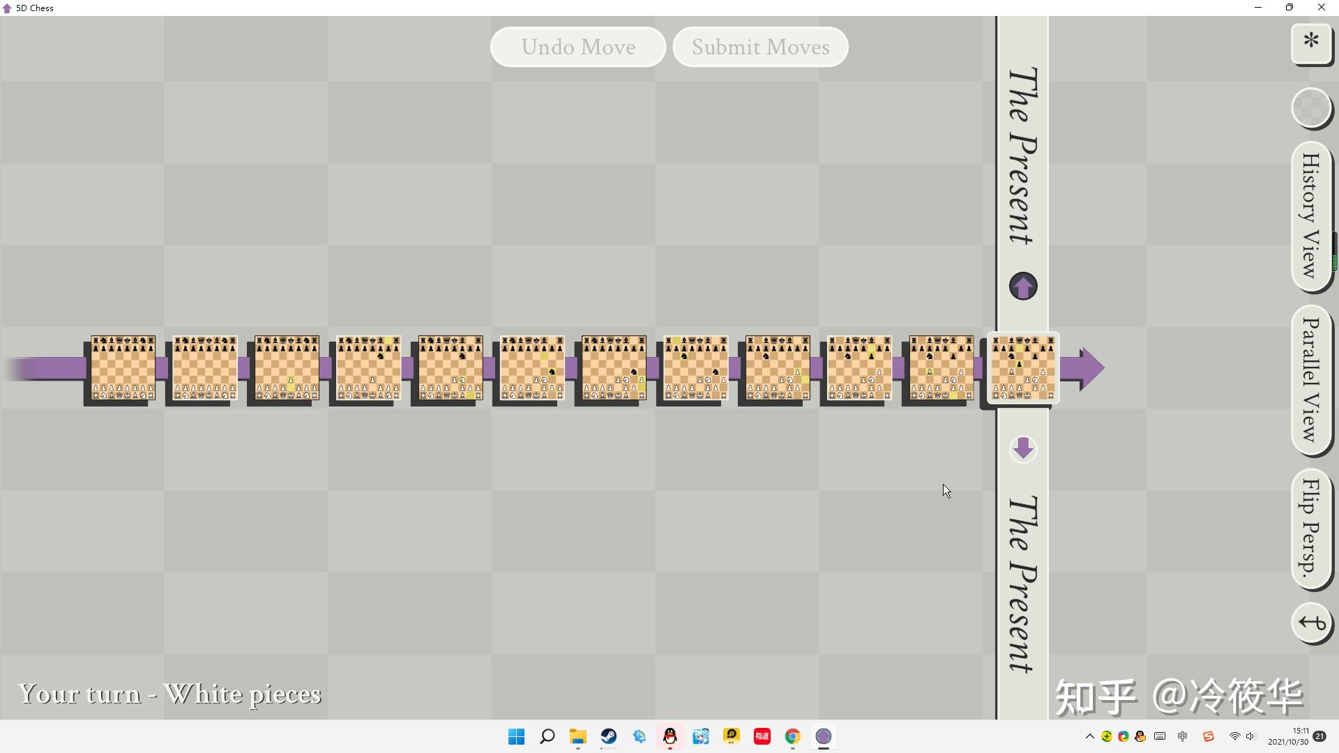 【5d chess】e3-Nf6-Nf3-Ng4开局详解 - 知乎
