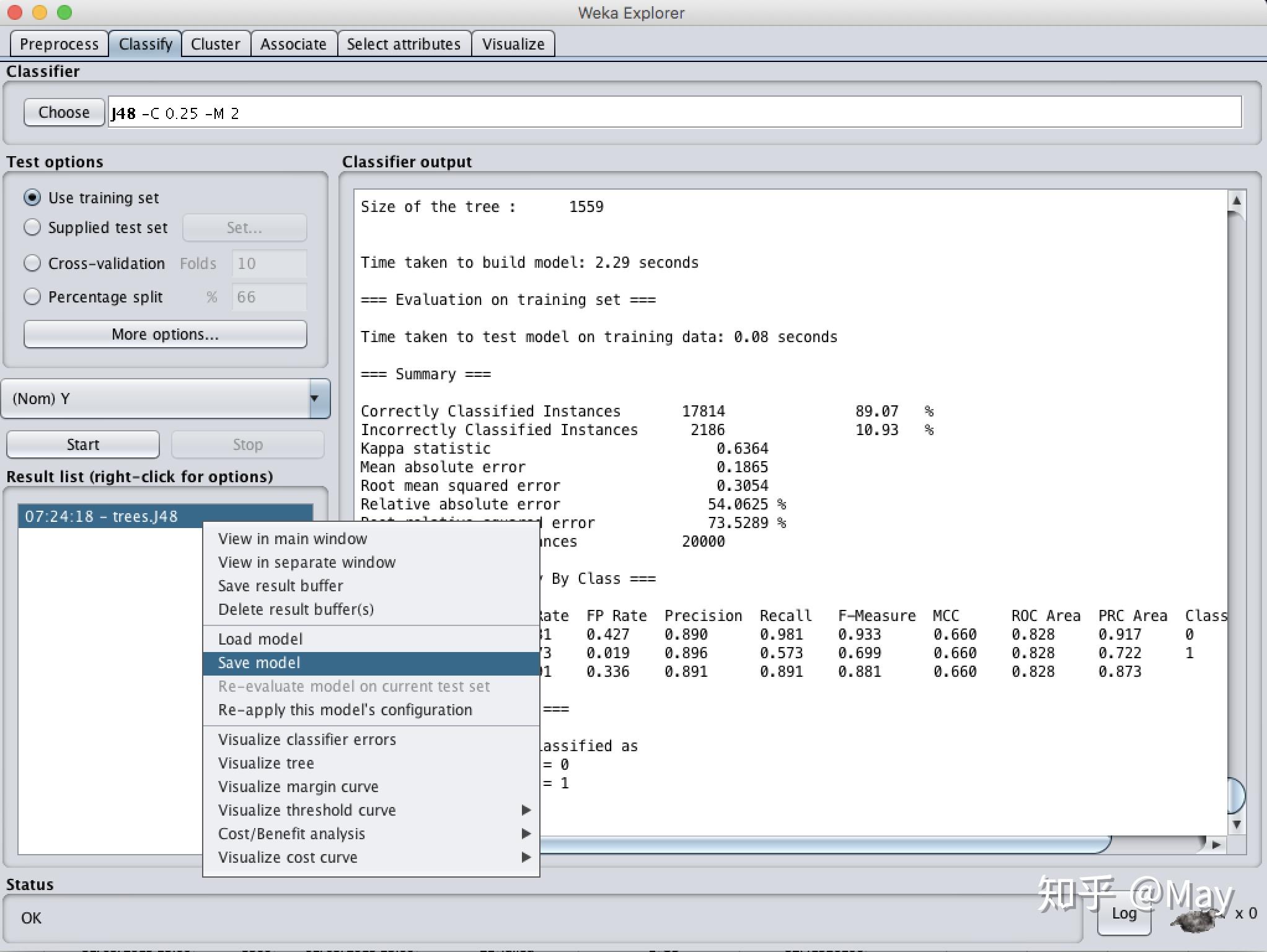 WEKA Explorer 机器学习软件入门 - 知乎