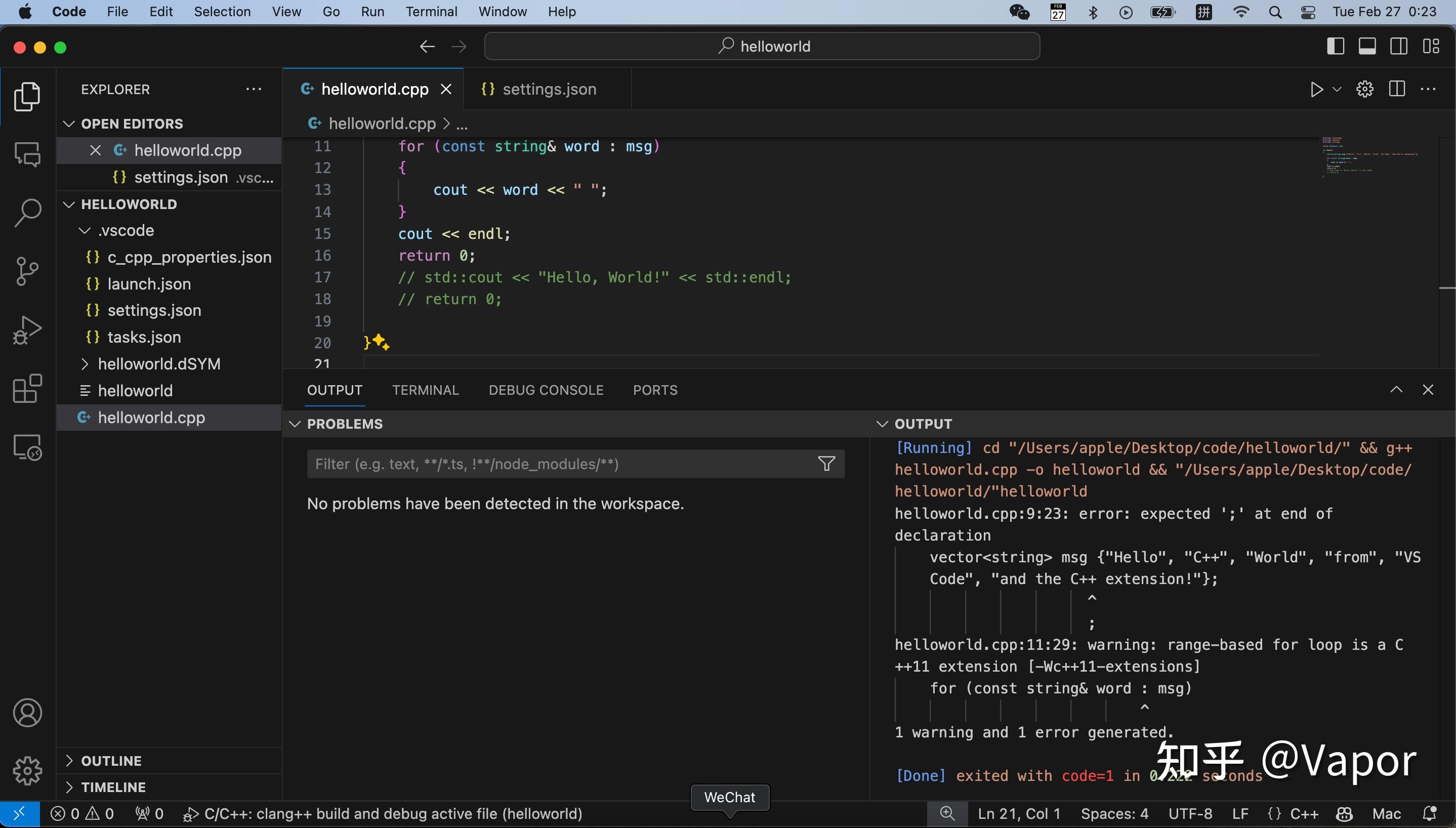 vscode运行官方实例代码时遇到的问题 - 知乎