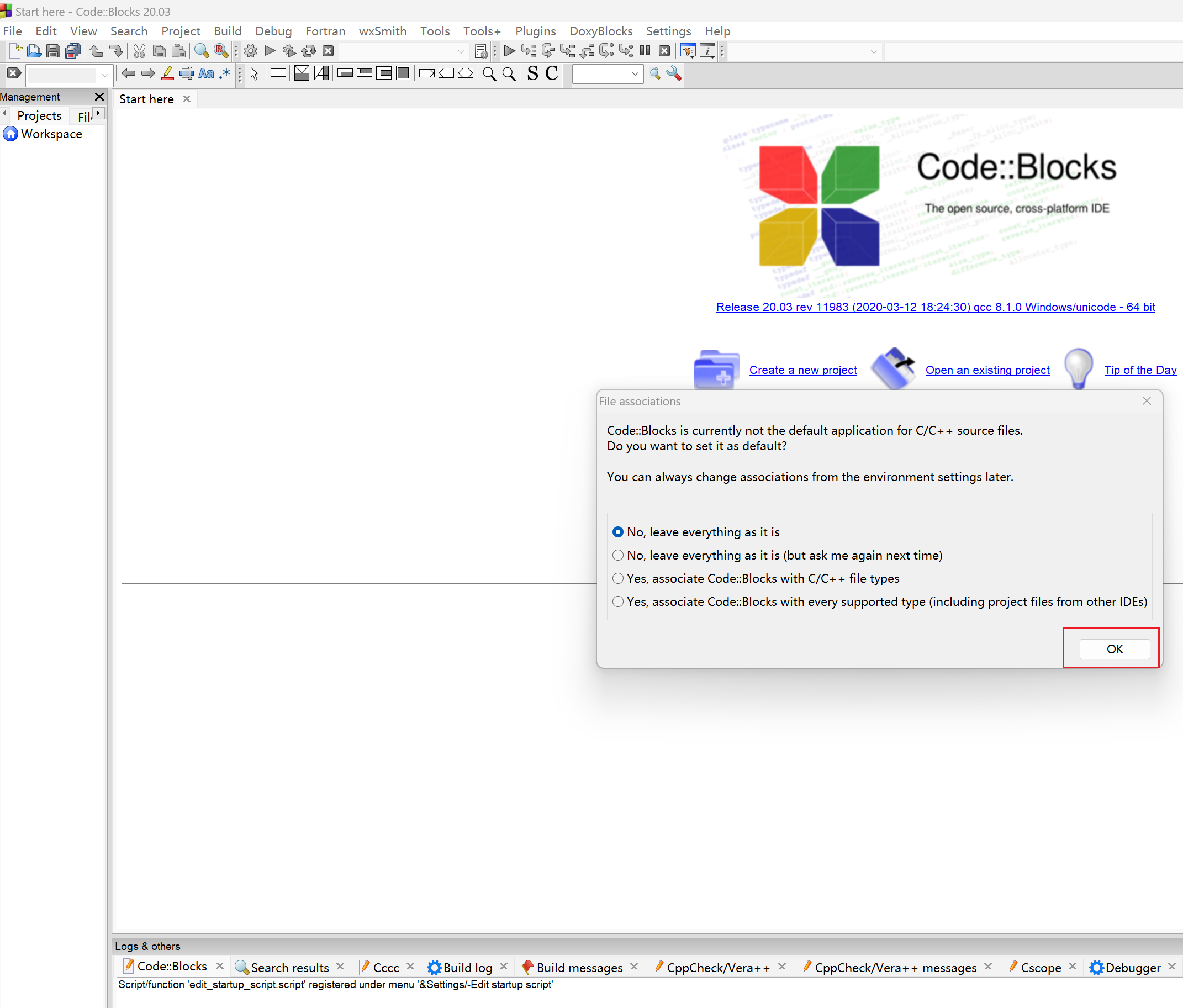 【软件】Code::Blocks安装教程+汉化 - 知乎