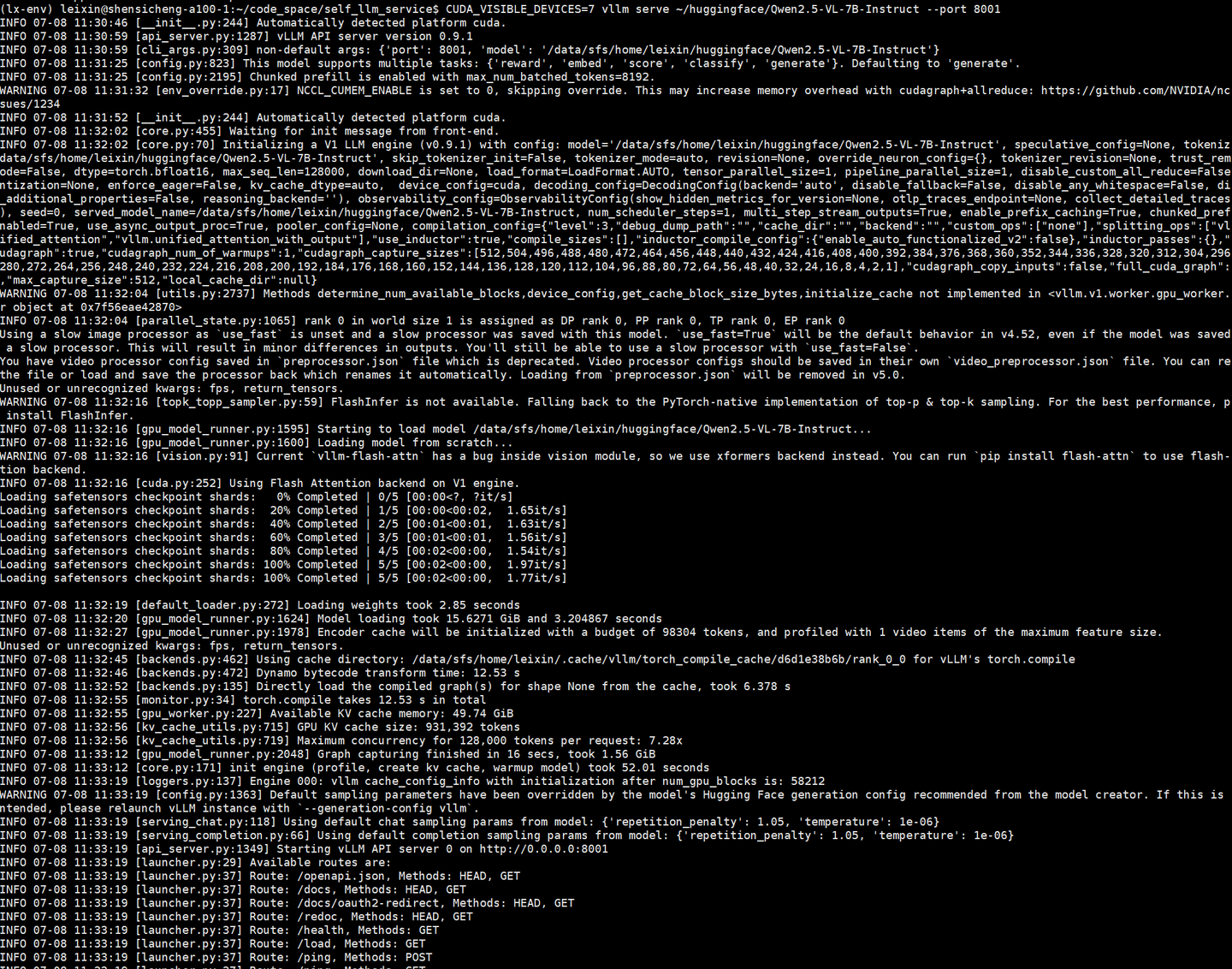 如何将vllm serve的日志保存到log文件中？ - 知乎