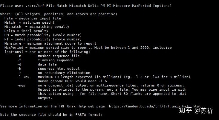 TRF：重复序列预测软件 - 知乎