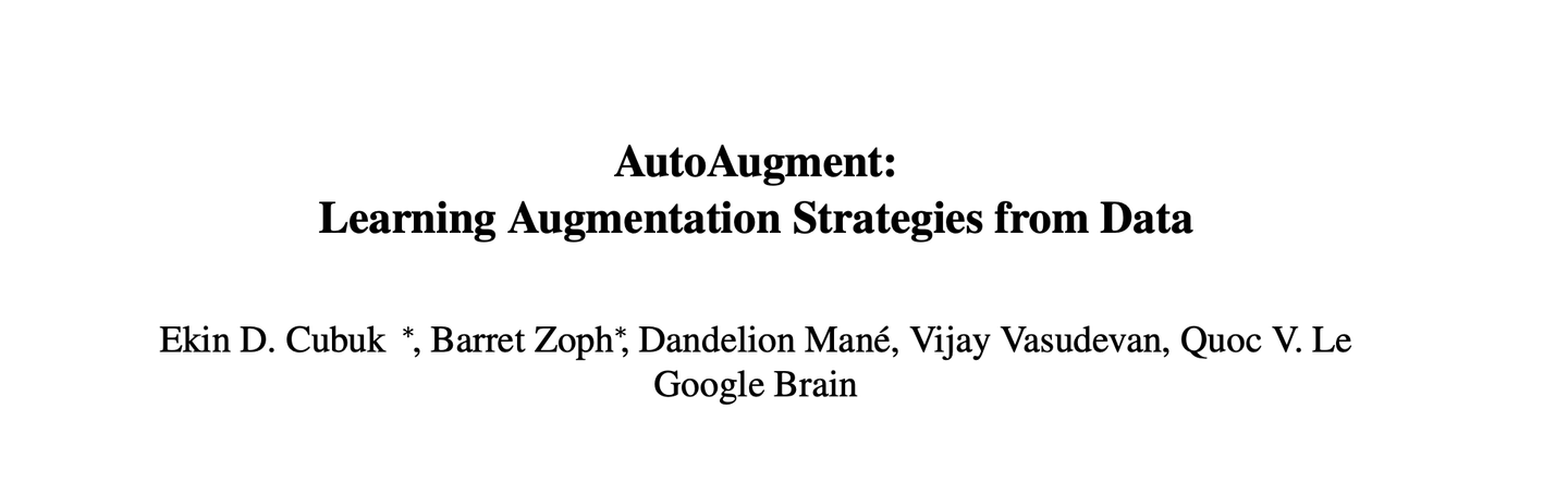 【强化学习 108】AutoAugment - 知乎