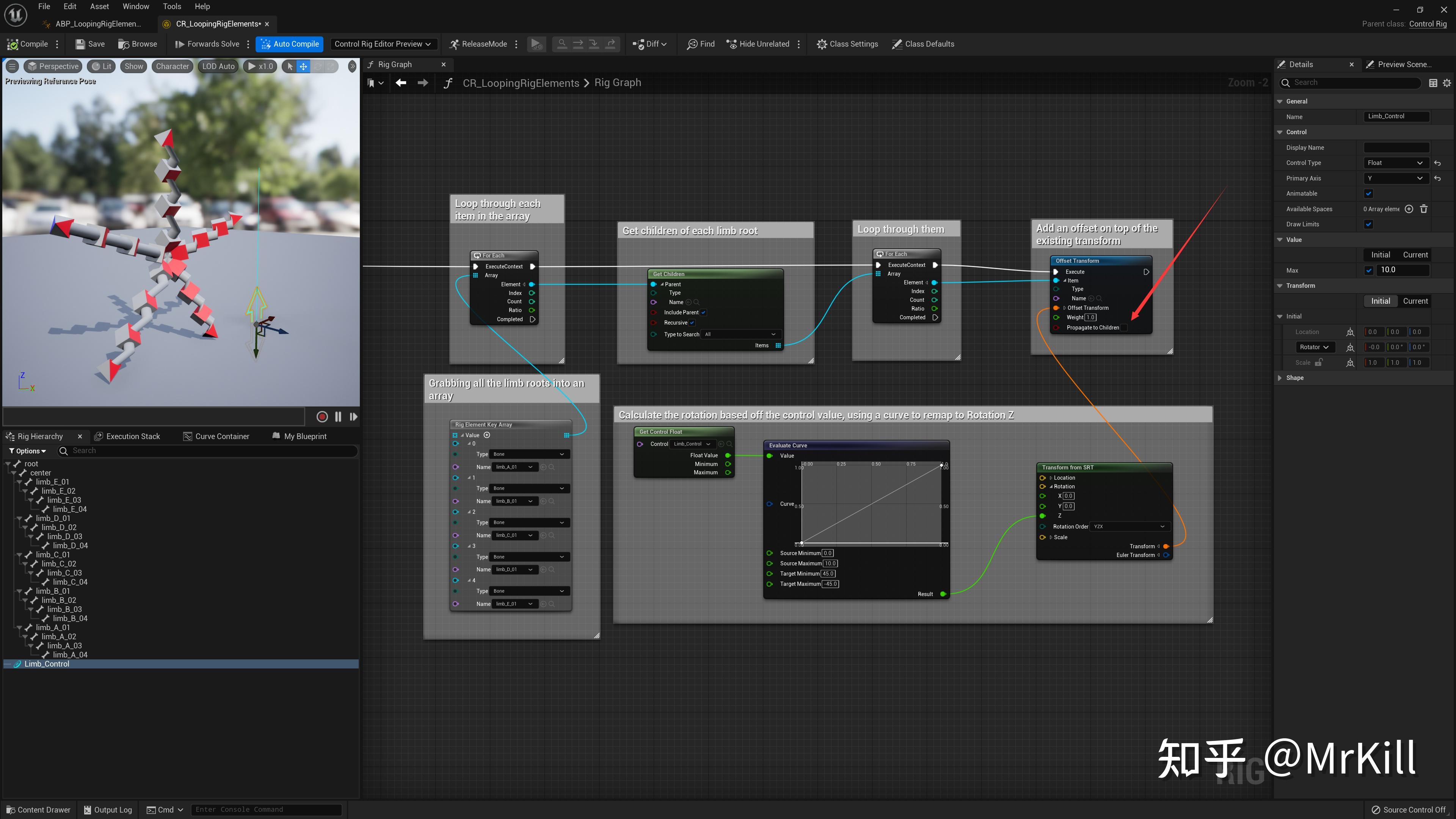 游戏引擎应用-Unreal Engine内容示例之Control Rig分析（一） - 知乎