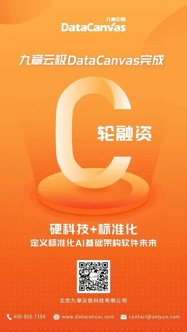 九章云极DataCanvas完成C轮融资 - 知乎