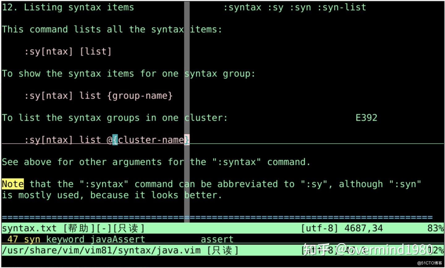 oeasy教您玩转vim - 90 - # 语法定义syntax - 知乎