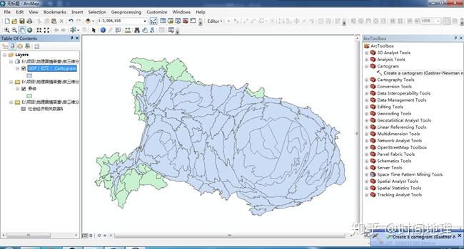 Cartogram变形地图图的制作 - 知乎