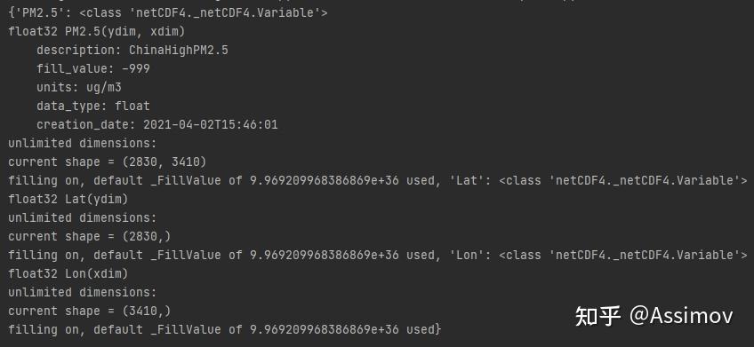 详解python处理NetCDF（.nc）为tiff - 知乎