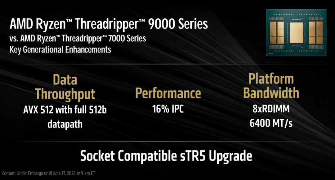 高性能计算王者再度升级！解析AMD Ryzen Threadripper PRO 9000WX/9000系列处理器 - 知乎