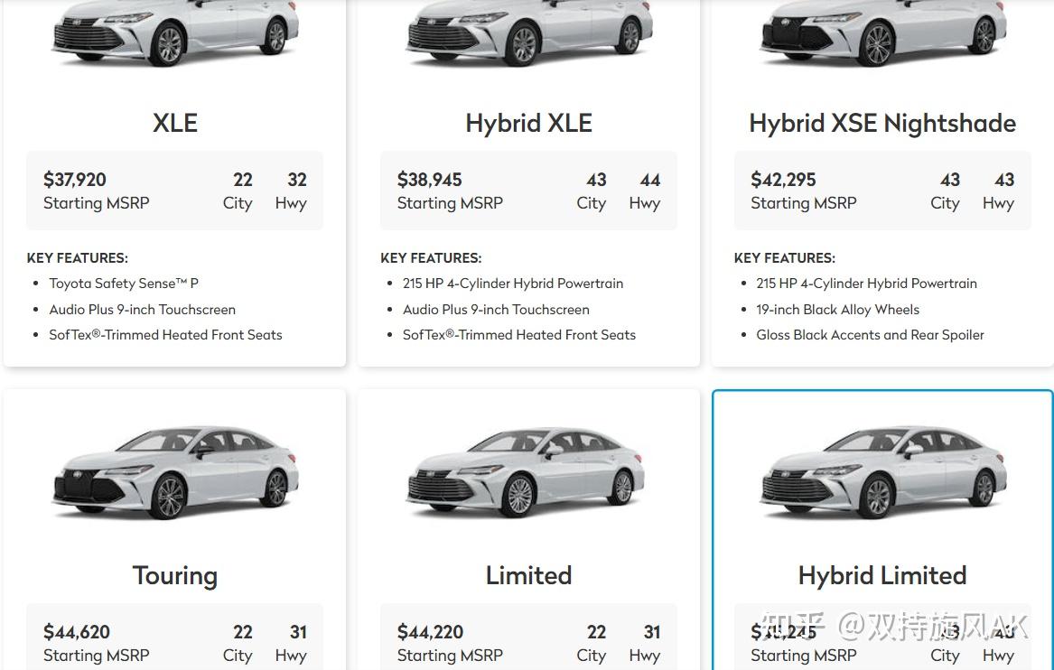 中美亚洲龙对比：这次终于是国产版便宜了 - 知乎