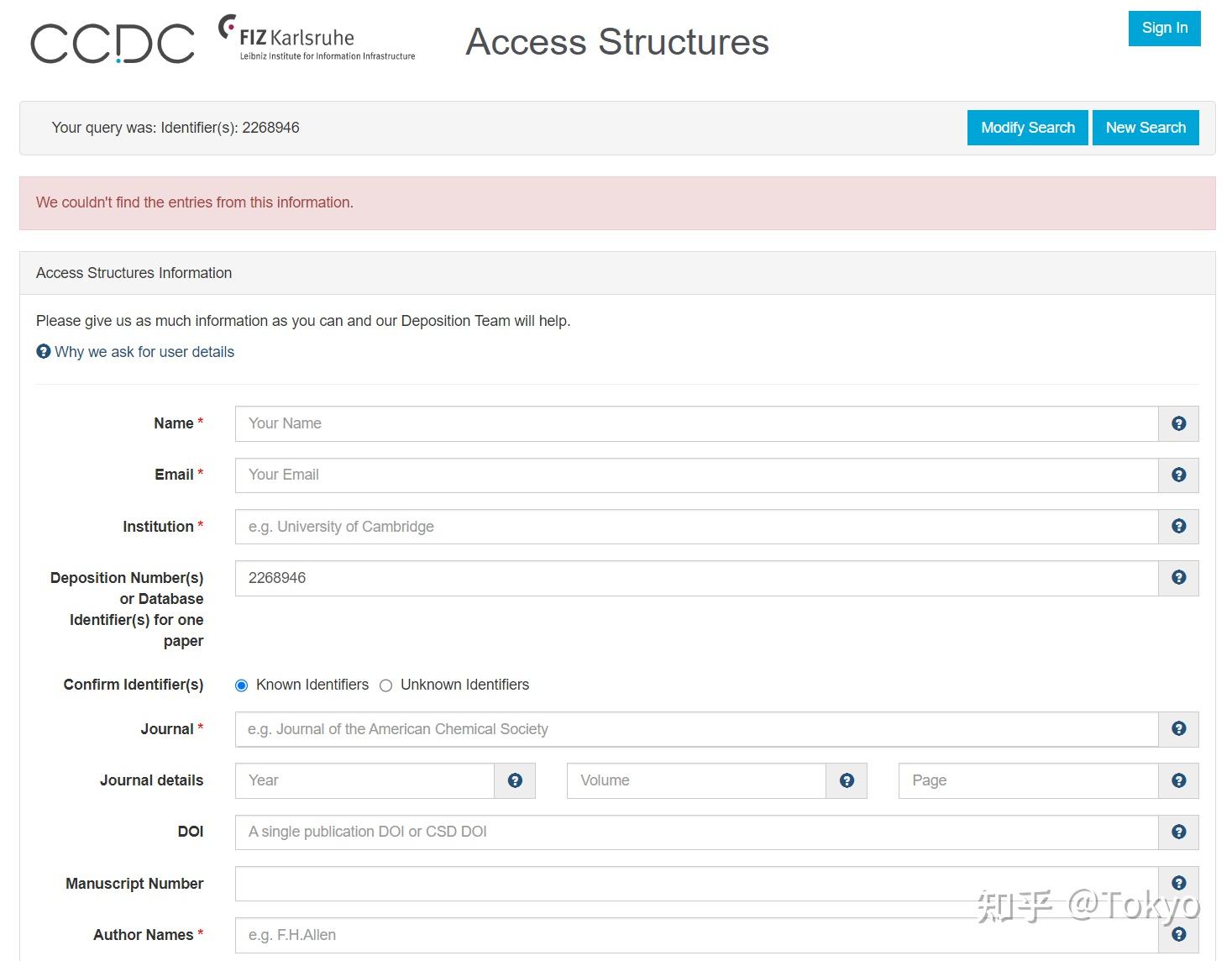 CCDC-有关CIF数据公开问题 - 知乎