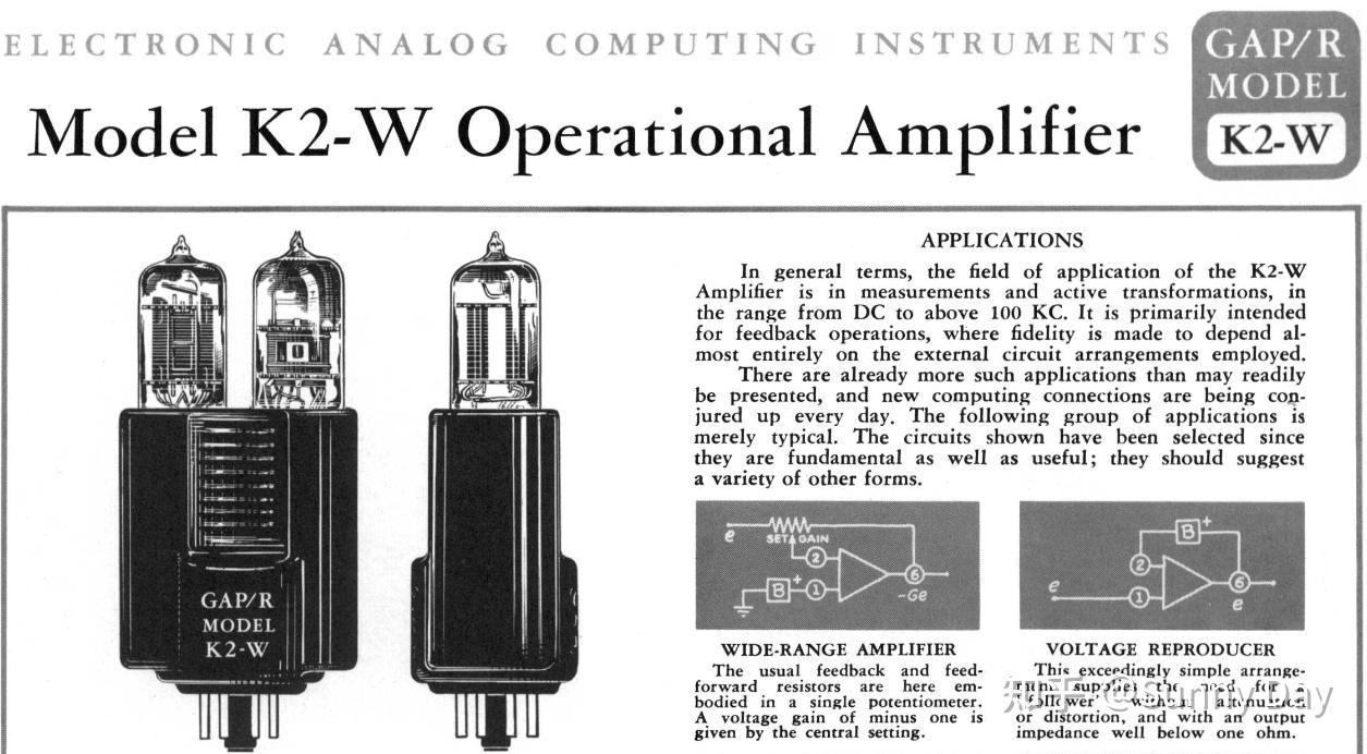 运放好朋友之世界上第一款商用opamp : K2-W - 知乎