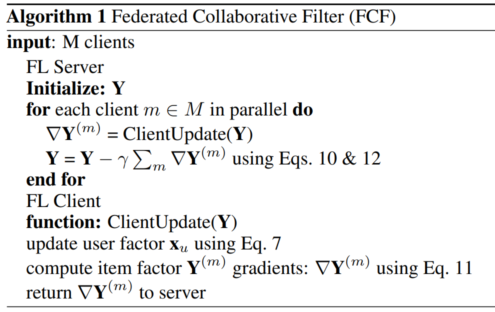 Review：经典联邦学习推荐系统——FCF - 知乎