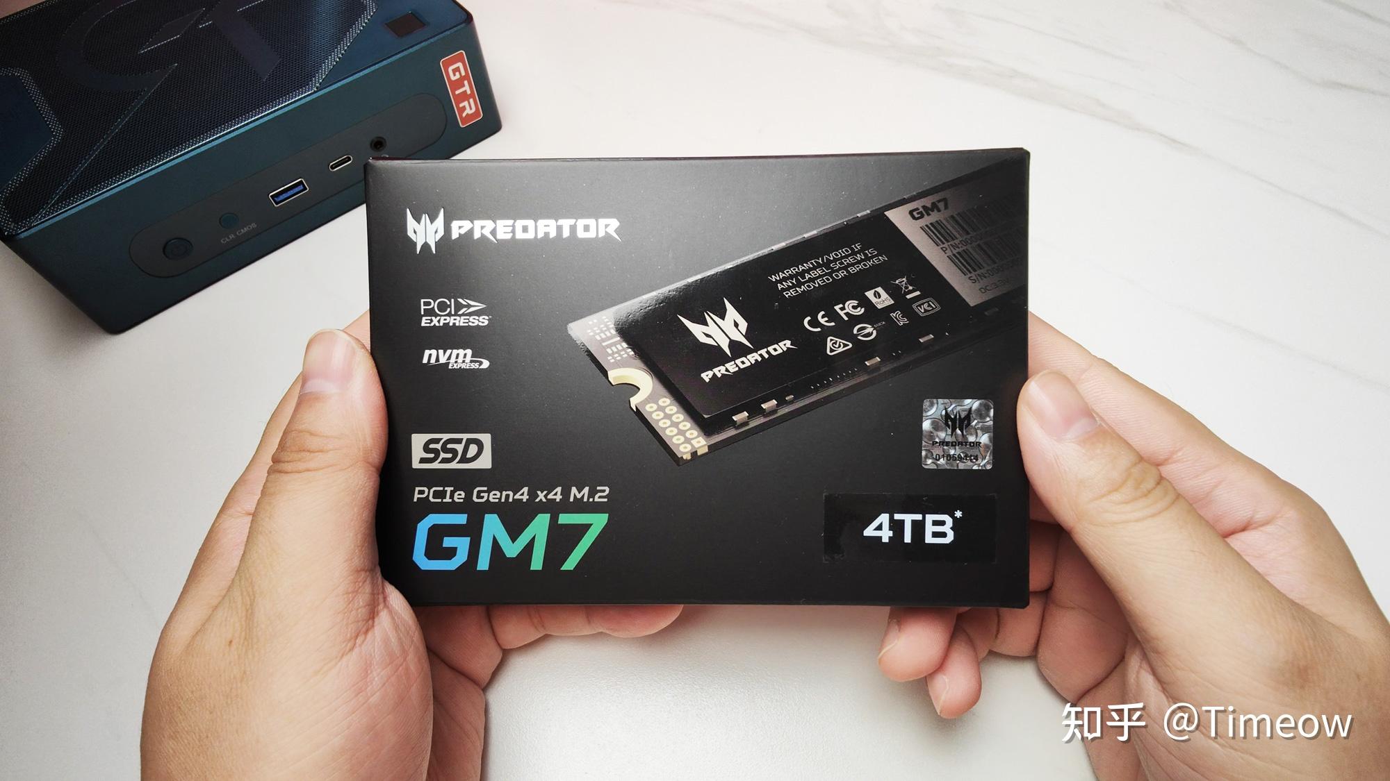 千元预算买4T大容量高端固态硬盘？宏碁掠夺者GM7 SSD评测体验分享 - 知乎
