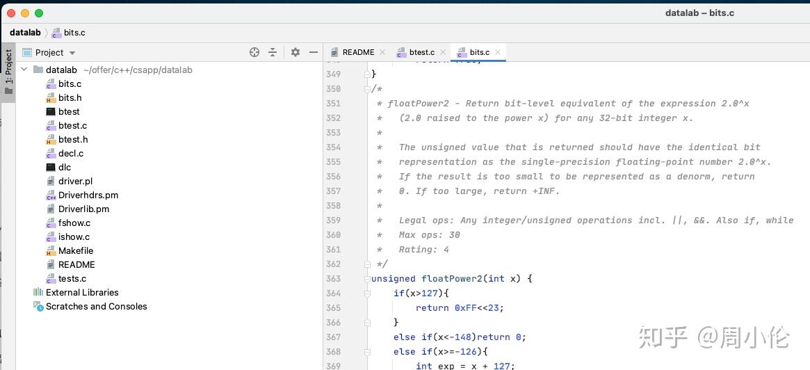 CSAPP:Lab1 -DataLab 超详解 - 知乎