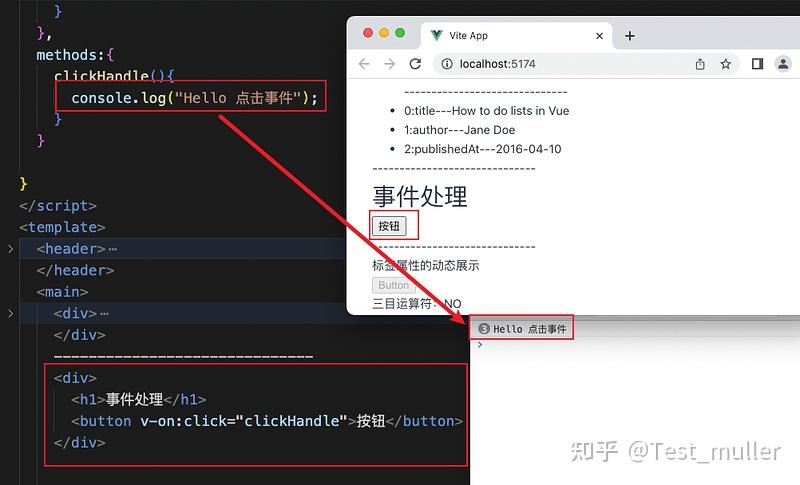 Vue 事件处理 知乎