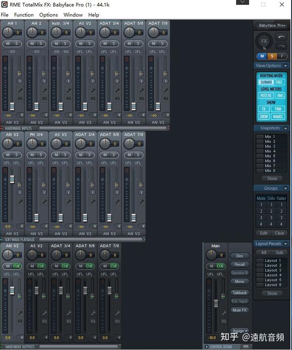 Rme Babyface Pro FS娃娃脸声卡调试使用教程 - 知乎