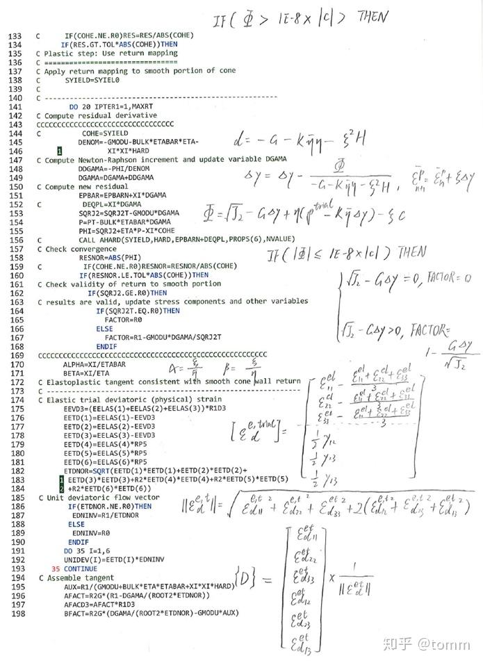 ABAQUS 子程序UMAT-Drucker-Prager Model-2 - 知乎